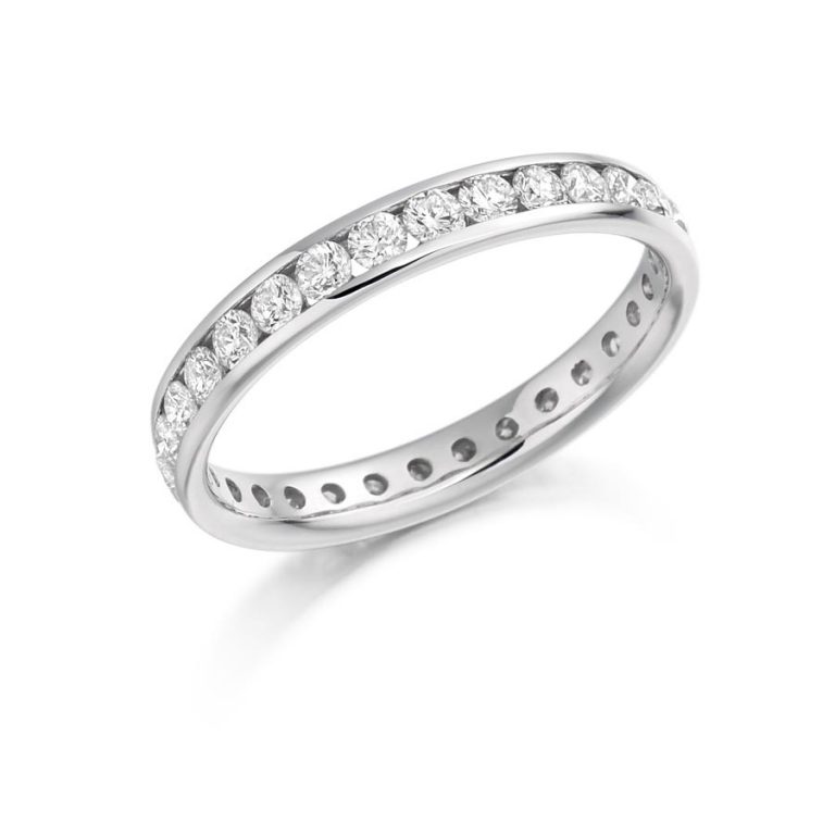 Round Brilliant Channel Set Full Eternity FET894 – Voltaire Diamonds